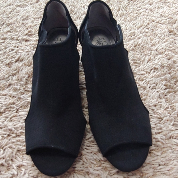 Life Stride | Shoes | Lifestride Soft System Black Stretch Bootie 85 ...